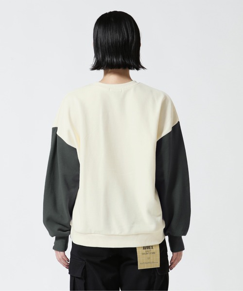AVIREX（アヴィレックス）の「C/LOGO WAPPEN SWEAT PULLOVER/ロゴワッペンスウェットプルオーバー（スウェット）」 - WEAR