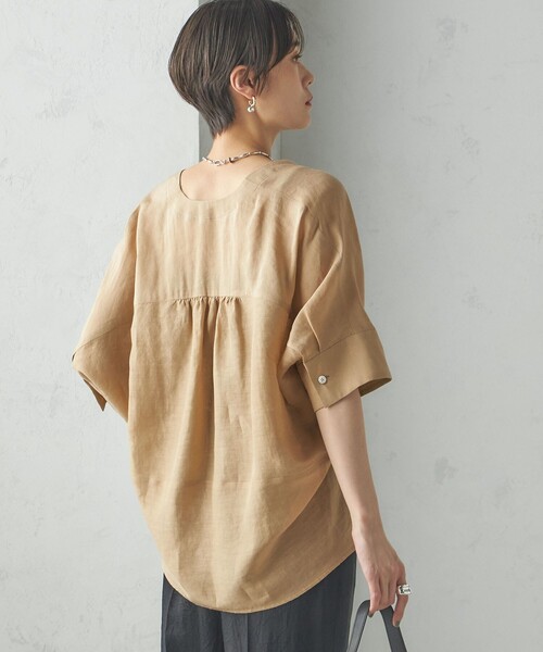 セール】【一部WEB限定】〈手洗い可能〉IMPERIAL LINEN スキッパー