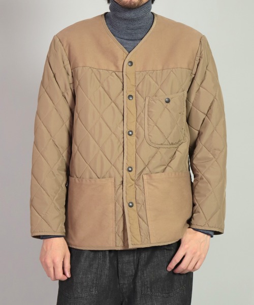 OMNIGOD（オムニゴッド）の「[OMNIGOD mens / オムニゴッド] ポリエステルキルト キルトカーディガン（ダウンジャケット ...