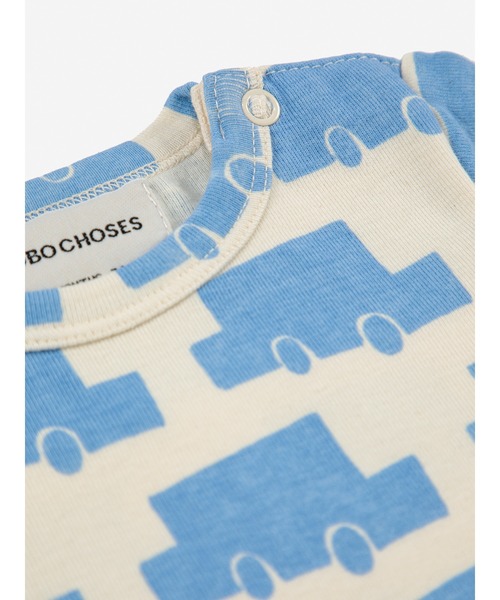 BOBO CHOSES（ボボショーズ）の「Cars all over long sleeve body（ロンパース）」 - WEAR