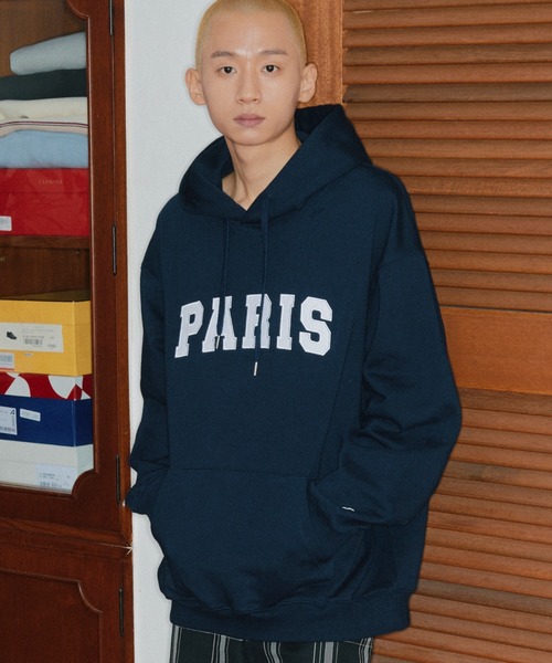 ENOU（エノウ）の「【ENOU】PARIS HOODIE / エノウ パリ アーチ ロゴ フーディー（パーカー）」 - WEAR