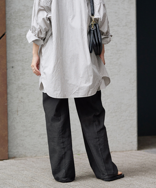 FRAMeWORK（フレームワーク）の「≪追加≫リネンMIXストレートパンツ（その他パンツ）」 - WEAR