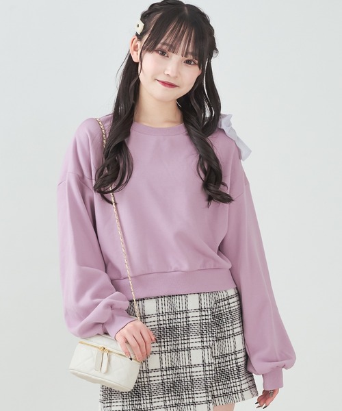 shrita（シュリータ）の「【shrita】ワンショルリボンスウェット（スウェット）」 - WEAR