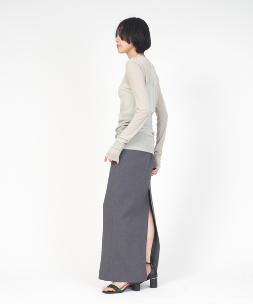 THE SHINZONE（ザ シンゾーン）の「SHEER LONG TEE（Tシャツ/カットソー）」 - WEAR