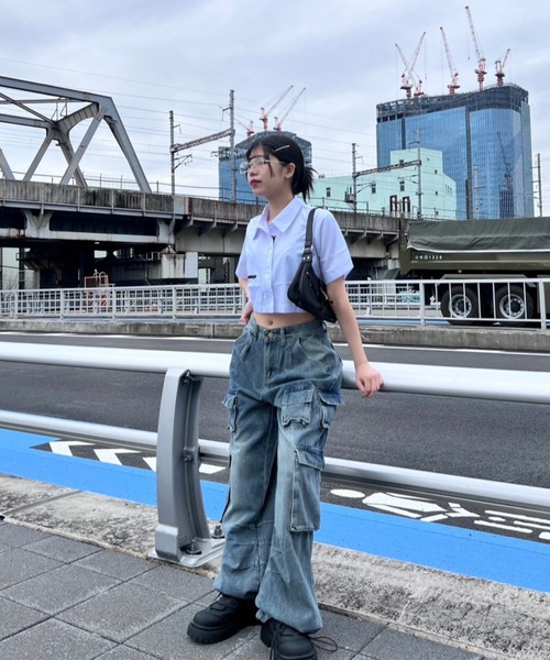 Figments（フィグメンツ）の「マルチカーゴデニムパンツ（デニムパンツ）」 - WEAR