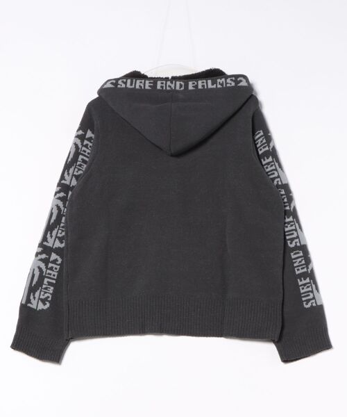 Kahiko】SURF＆Palms トムニットジップアップパーカー（ニット