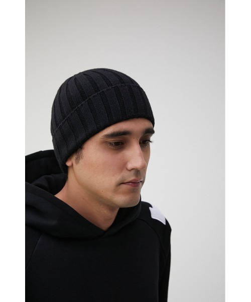 AZUL by moussy（アズールバイマウジー）の「BASIC RIB KNIT CAP/ベーシックリブニットキャップ（ニットキャップ ...