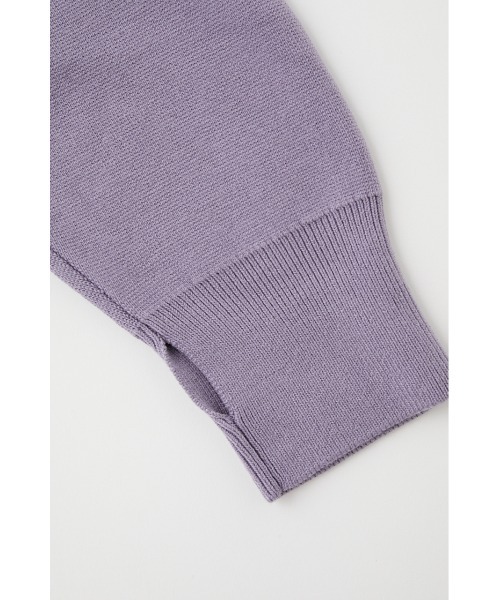 MOUSSY（マウジー）の「HALF MILANO KNIT トップス（ニット/セーター）」 - WEAR