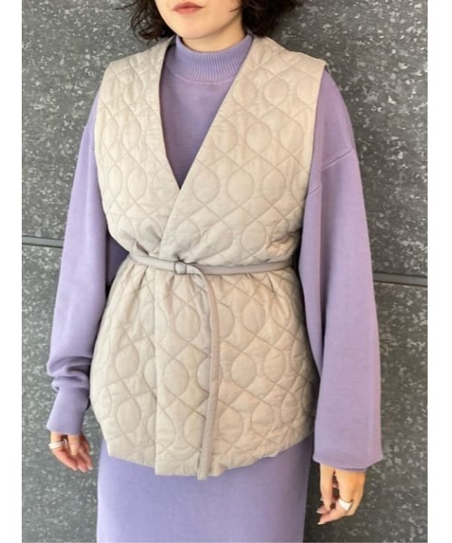 MOUSSY（マウジー）の「HALF MILANO KNIT トップス（ニット/セーター）」 - WEAR