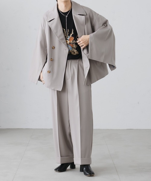 epnok（エプノック）の「ダブルテーラードスリーブスリットジャケット（テーラードジャケット）」 - WEAR