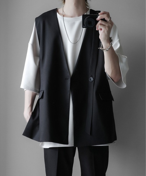 KUUUPY（クーピー）の「Gimmick Design Vest SET-UP / ギミックデザインベスト【セットアップ対応】（ベスト ...