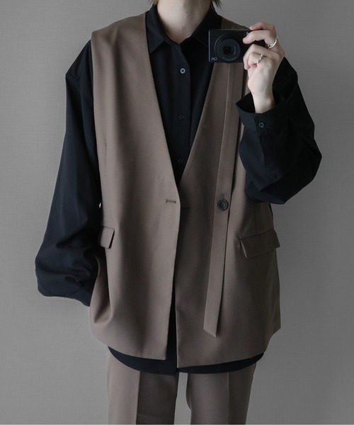 KUUUPY（クーピー）の「Gimmick Design Vest SET-UP / ギミックデザインベスト【セットアップ対応】（ベスト ...