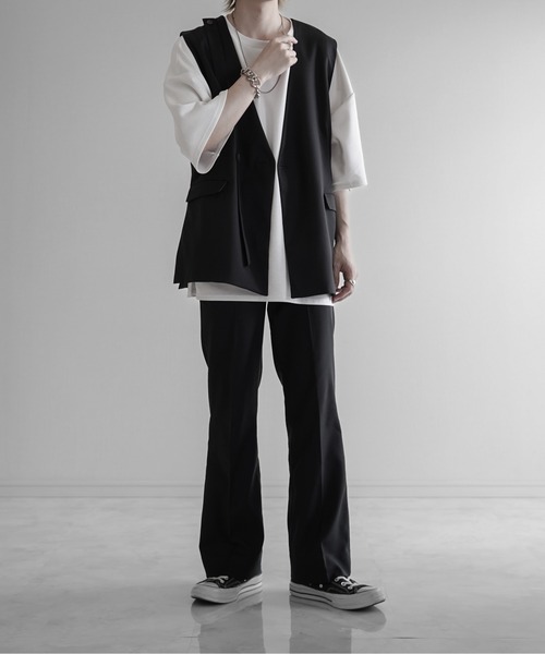 KUUUPY（クーピー）の「Gimmick Design Vest SET-UP / ギミックデザインベスト【セットアップ対応】（ベスト ...