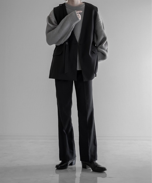 KUUUPY（クーピー）の「Gimmick Design Vest SET-UP / ギミックデザインベスト【セットアップ対応】（ベスト ...