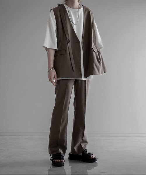 KUUUPY（クーピー）の「Gimmick Design Vest SET-UP / ギミックデザインベスト【セットアップ対応】（ベスト ...