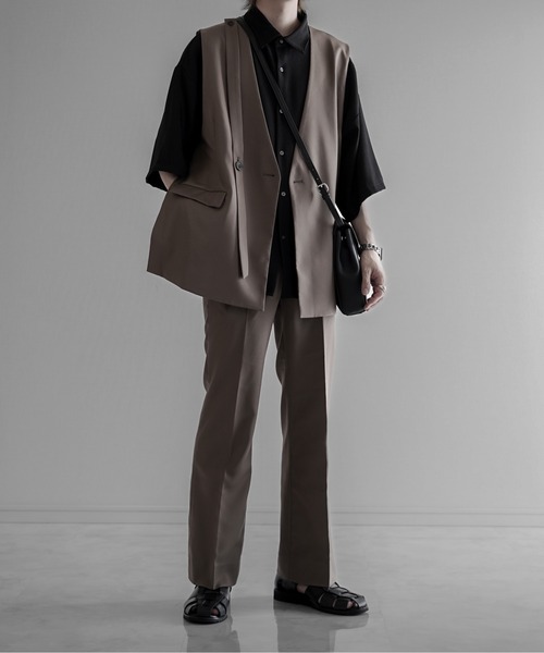 KUUUPY（クーピー）の「Gimmick Design Vest SET-UP / ギミックデザインベスト【セットアップ対応】（ベスト ...