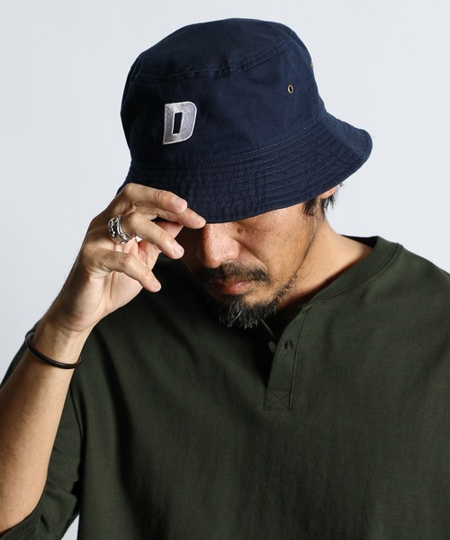 【セール】'D' EMBLEM BUCKET HAT：バケットハット（ハット）｜The DUFFER of ST.GEORGE（ザダファーオブ ...
