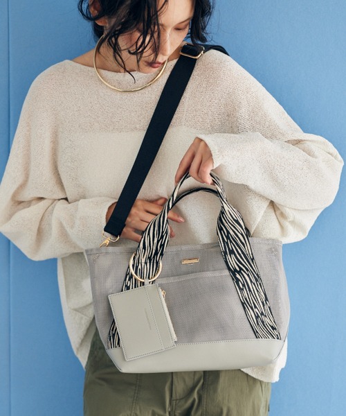 BARNYARDSTORM（バンヤードストーム）の「BARNYARDSTORM / ジャガードテープメッシュトートM（トートバッグ）」 - WEAR