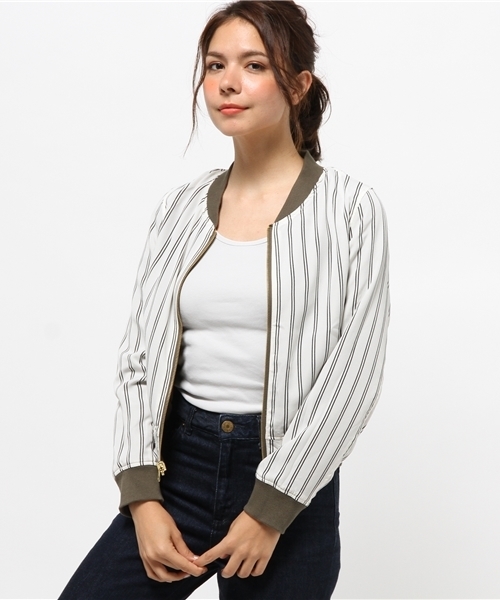 one after another NICE CLAUP（ワンアフターアナザーナイスクラップ）の「【ナイスクラップ】リバーシブルMA-1 ...