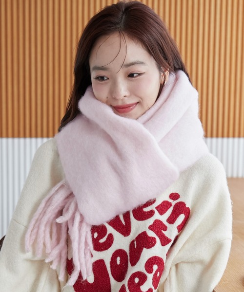 WEGO（ウィゴー）の「WEGO/ワイドフリンジストール（マフラー）」 - WEAR