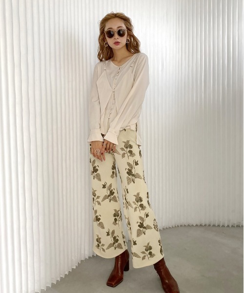 AMERI（アメリ）の「BUSTIER LAYERED SHIRT（シャツ/ブラウス）」 - WEAR