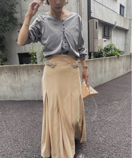 AMERI（アメリ）の「BUSTIER LAYERED SHIRT（シャツ/ブラウス）」 - WEAR