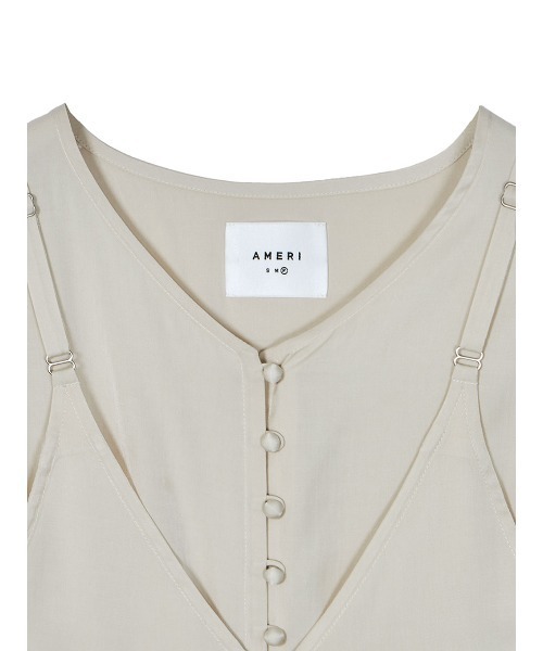 AMERI（アメリ）の「BUSTIER LAYERED SHIRT（シャツ/ブラウス）」 - WEAR