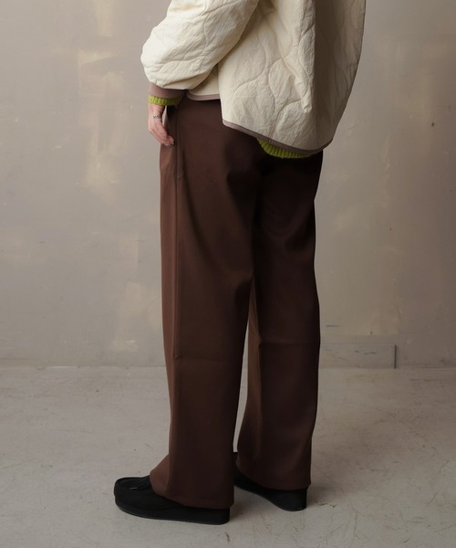 Lull（ルル）の「【Lull / ルル】タックストレートパンツ（スラックス）」 - WEAR