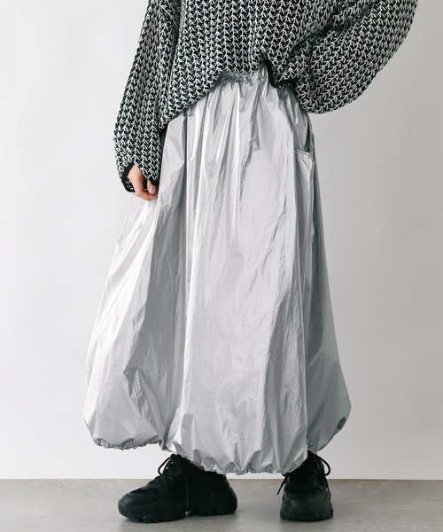 LEPSIM（レプシィム）の「箔コーティングバルーンスカート 992092（スカート）」 - WEAR