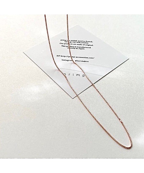 PRIMP（プリンプ）の「[ silver925 ] Venezia chain necklace（ネックレス）」 - WEAR