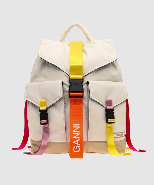 GANNI（ガニー）の「Recycled Tech Backpack（バックパック/リュック）」 - WEAR