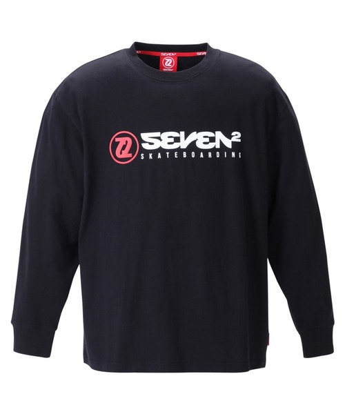 SEVEN2（セブンツー）の「SEVEN2 セブンツー 長袖Tシャツ 大きいサイズ オーバーサイズ ビッグシルエット（Tシャツ/カットソー ...