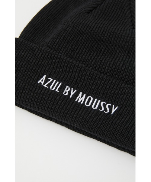 AZUL BY MOUSSY（アズールバイマウジー）の「AZUL LOGO KNIT CAP/AZULロゴニットキャップ（キャップ）」 - WEAR