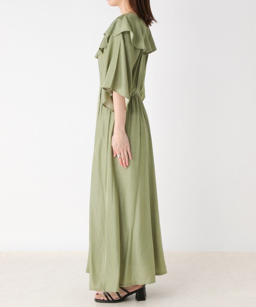 Heather（ヘザー）の「骨格ナチュラル/襟フリルワンピース 198193（ワンピース）」 - WEAR