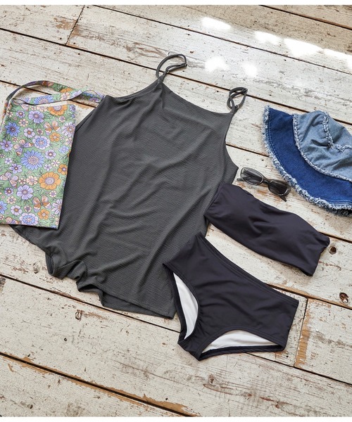 anap mimpi（アナップミンピ）の「水着サッカー地ロンパース3点セット（水着）」 - WEAR