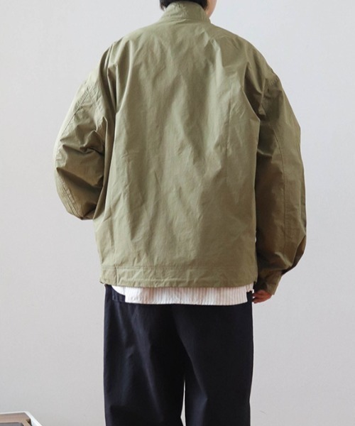 MAISON CLUB（メゾンクラブ）の「【MAISON CLUB】スタンドカラー胸ジップポケットブルゾン 長袖 SCCH130（ブルゾン ...