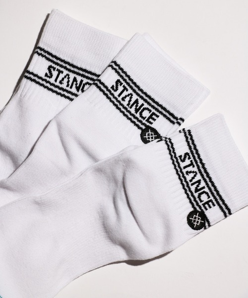 STANCE（スタンス）の「STANCE/スタンス BASIC QUARTER 3 PACK（ソックス/靴下）」 - WEAR