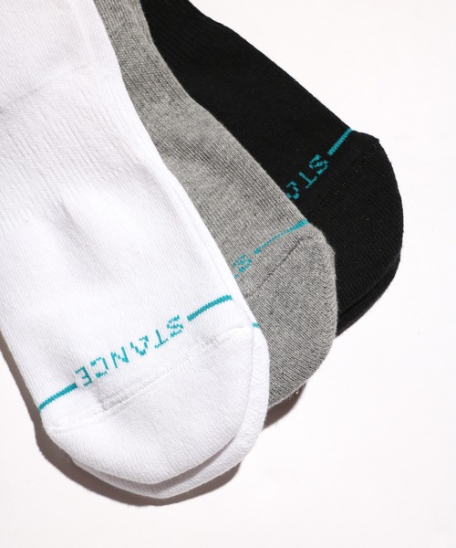 STANCE（スタンス）の「STANCE/スタンス BASIC QUARTER 3 PACK（ソックス/靴下）」 - WEAR