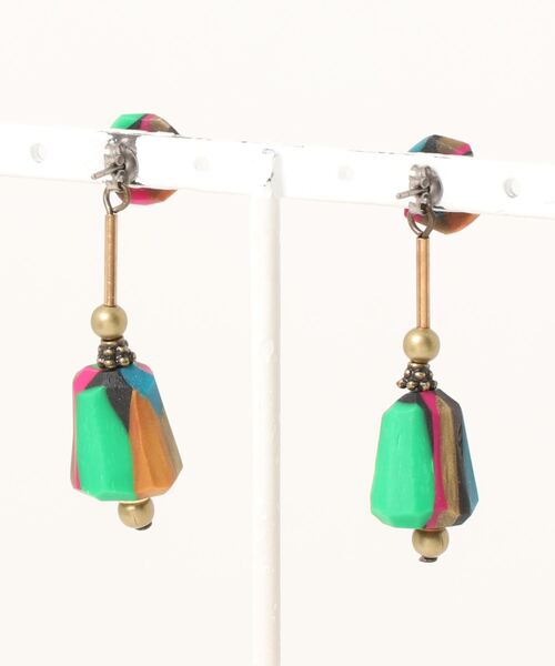 macree/macreeカクカク真鍮ピアス（ピアス（両耳用））｜tone（トーン）のファッション通販 - ZOZOTOWN