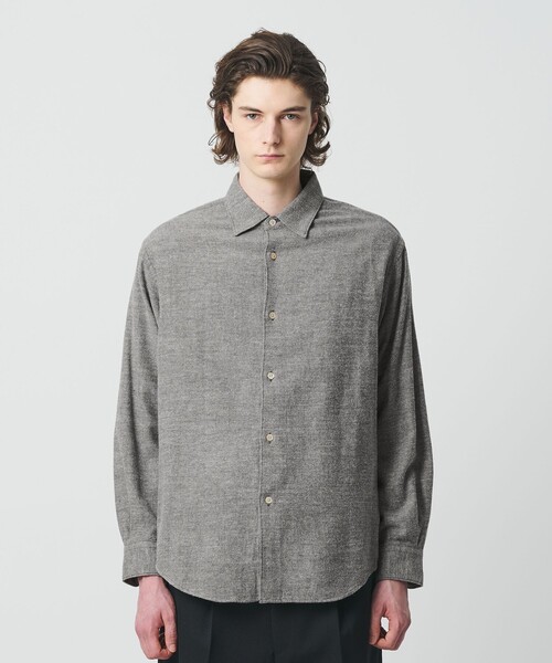 セール】＜one BEAUTY&YOUTH＞ブラッシュ ツイル シャツ FORM型