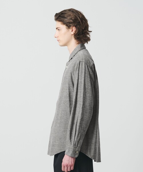 セール】＜one BEAUTY&YOUTH＞ブラッシュ ツイル シャツ FORM型