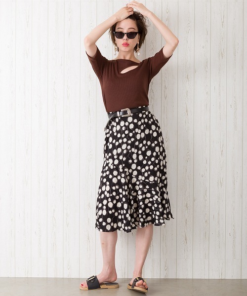 Libby&Rose（リビーアンドローズ）の「ランダムドットマーメイドスカート（スカート）」 - WEAR
