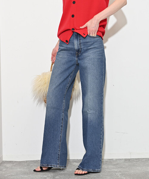 Levi's（リーバイス）の「Levi’s/リーバイス RIBCAGE DAD WIDE LEG A6081-0012（デニムパンツ）」 - WEAR