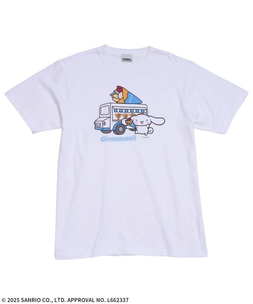 【Sanrio characters/サンリオキャラクターズ】シナモロールスーベニアTシャツ