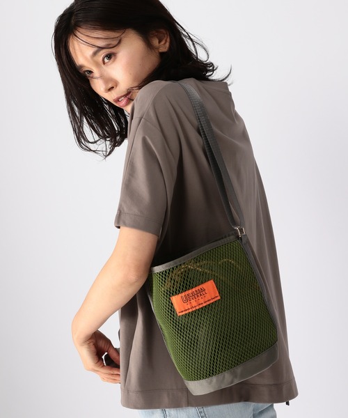 UNIVERSAL OVERALL（ユニバーサルオーバーオール）の「BARNYARDSTORM / UNIVERSAL OVERALLコラボ/メッシュ2WAYトート（ショルダーバッグ）」 - WEAR