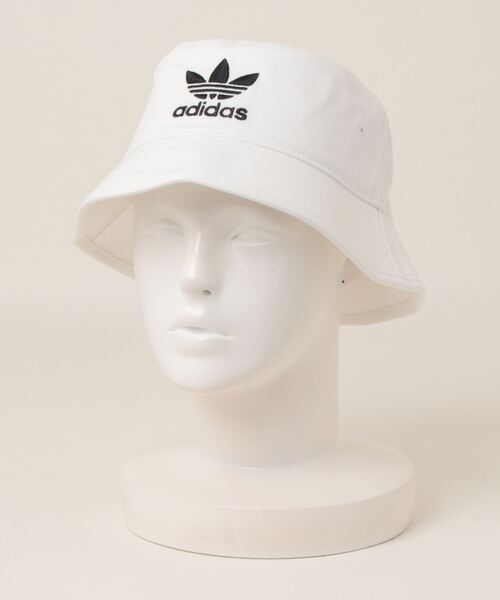 adidas（アディダス）の「adidas アディダス U BUCKET HAT AC ハット FQ4641 WHT（ハット）」 - WEAR