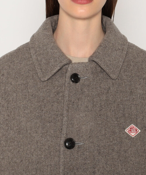 DANTON（ダントン）の「WOMEN'S WOOL LIGHT PILE LONG COAT（ステンカラーコート）」 - WEAR