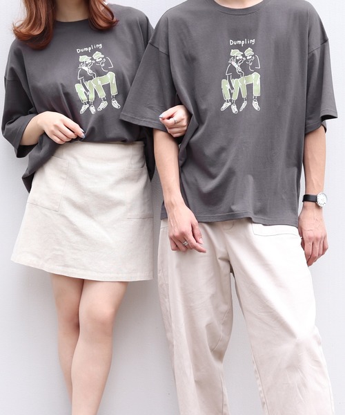 PairPair（ペアペア）の「カップルグラフィックTシャツ（Tシャツ/カットソー）」 - WEAR