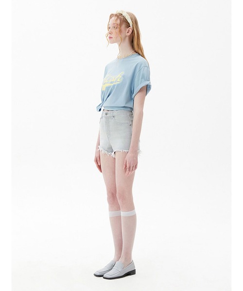 KIRSH（キルシー）の「KIRSH FRINGE DENIM SHORT PANTS KH/フリンジデニムショートパンツ（デニムパンツ ...