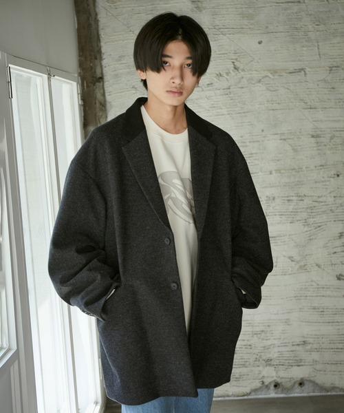 iisy（イージー）の「iisy / バイカラーBIGジャケット（テーラードジャケット）」 - WEAR